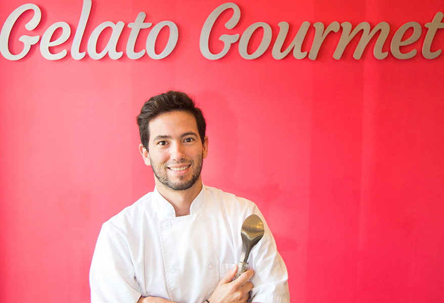 Joven chef venezolano es reconocido en Estados Unidos por sus gelatos
