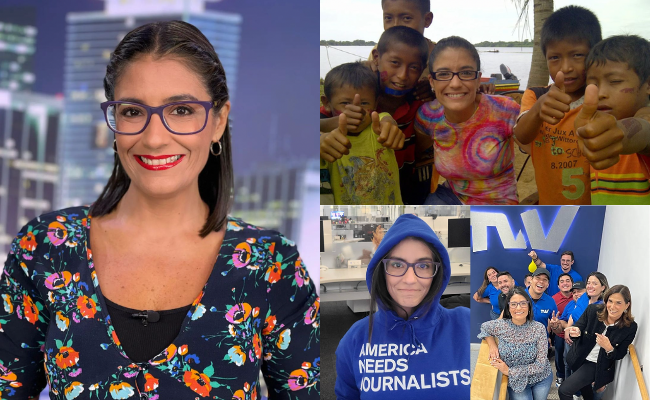 ¡Talento nacional! Nanda Salas destaca en el mundo de las noticias en ...